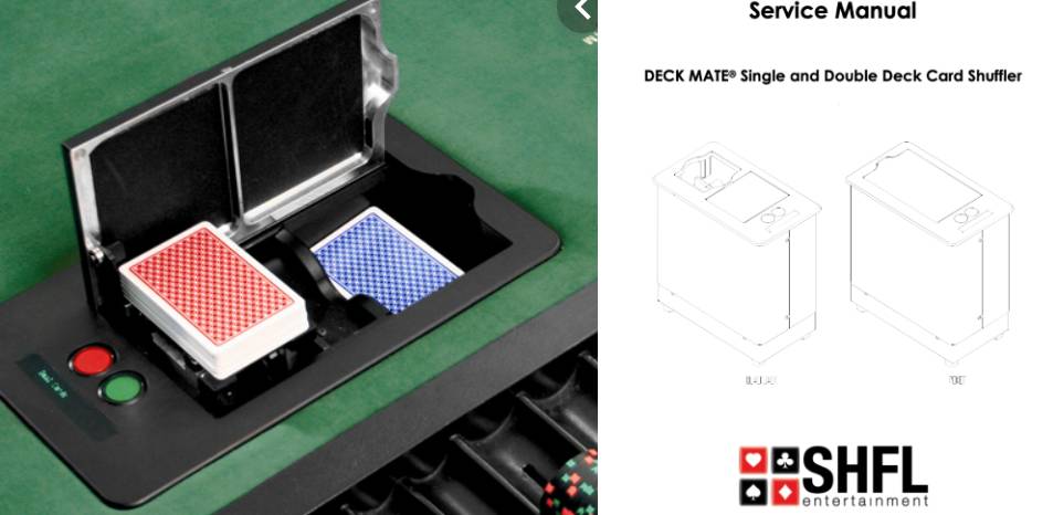 ShuffleMaster Deck Mate 1 Service Manual – Rye Park Gaming